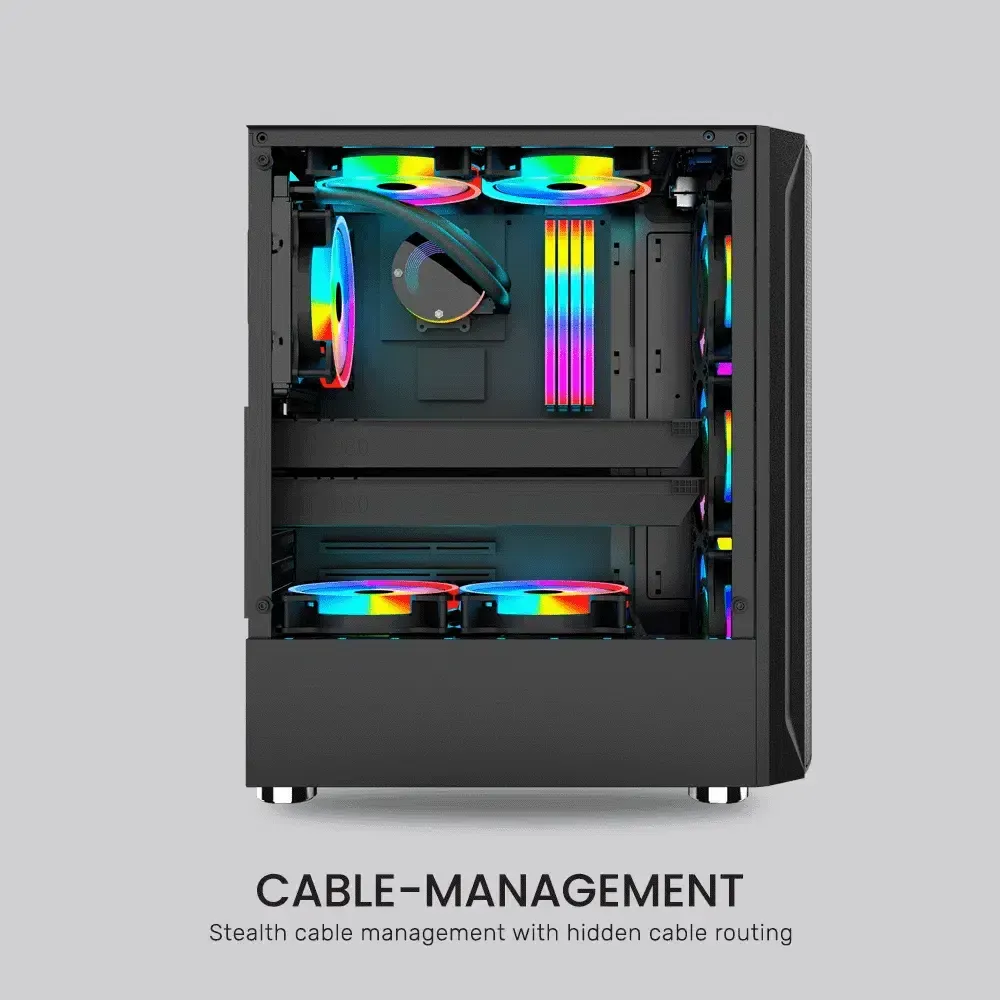 Magnet Market – ARMAGGEDDON GAMING PC CASE DUAL CHAMBER WITH 3 ARGB ...